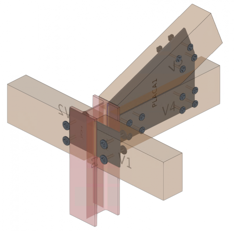 Structural timber element connections - CYPE