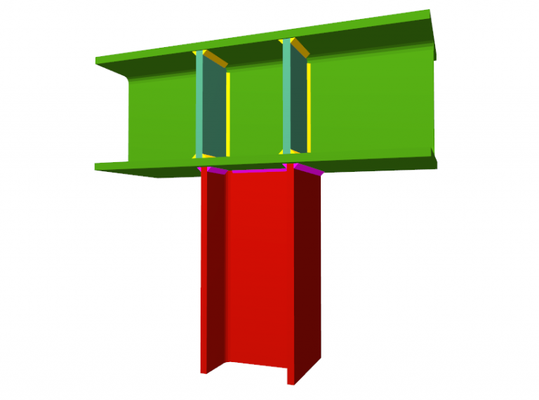 Joints I: Warehouses with steel I sections. Welded joints - CYPE