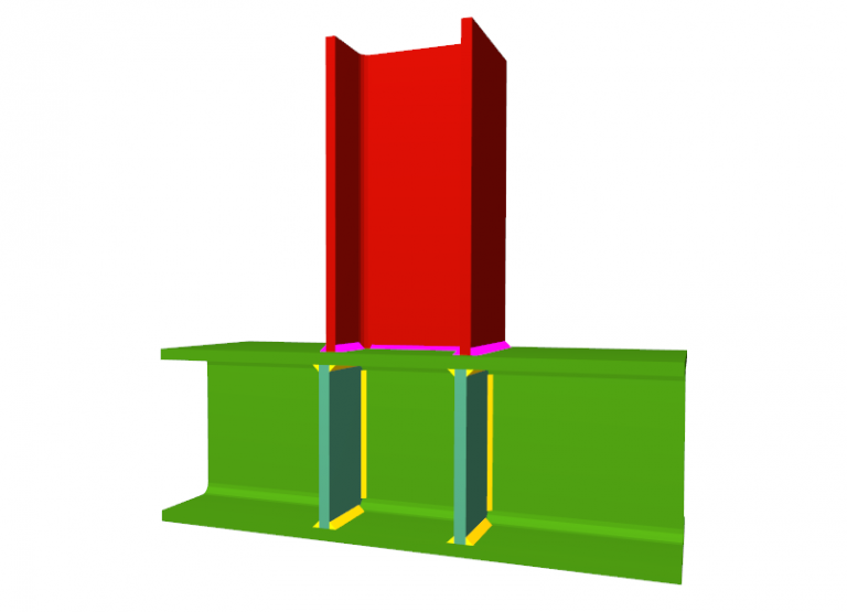 Joints I: Warehouses with steel I sections. Welded joints - CYPE