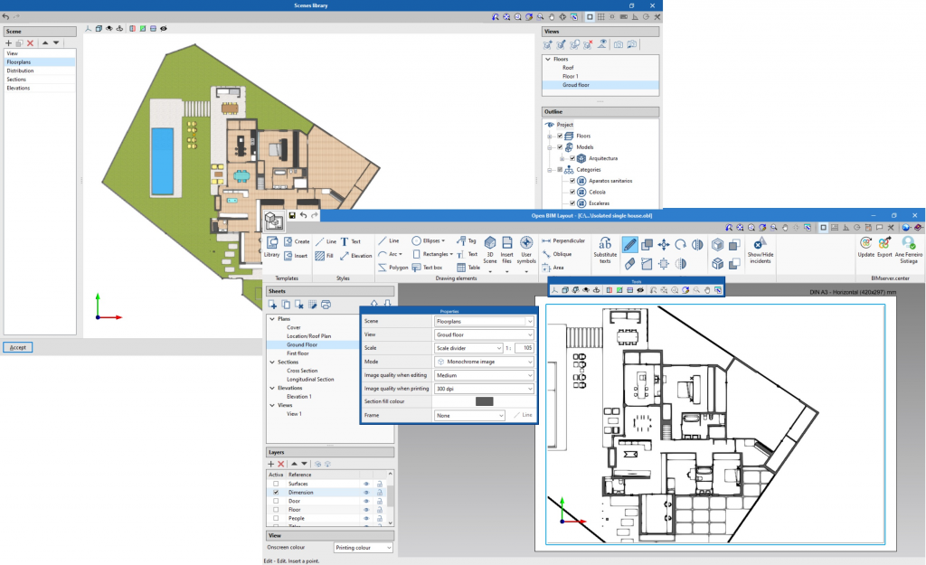 Open BIM Layout