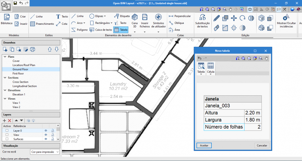 Open BIM Layout