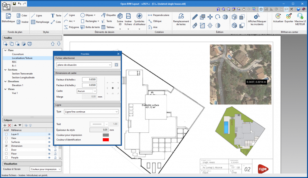 Open BIM Layout