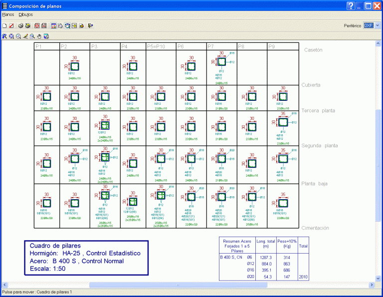 Pilares de hormigón - CYPE