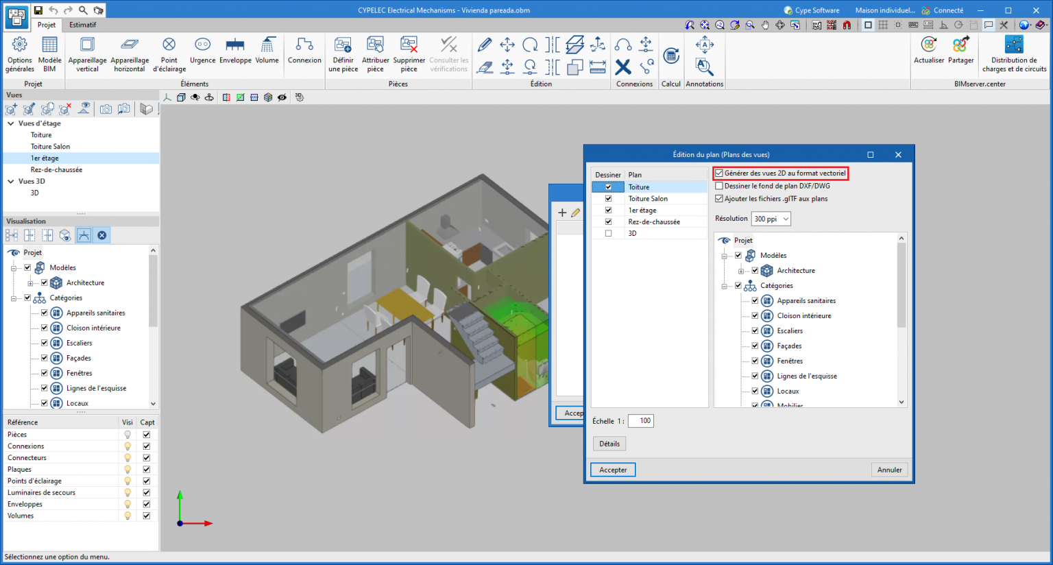 Plans 2D au format vectoriel - CYPE