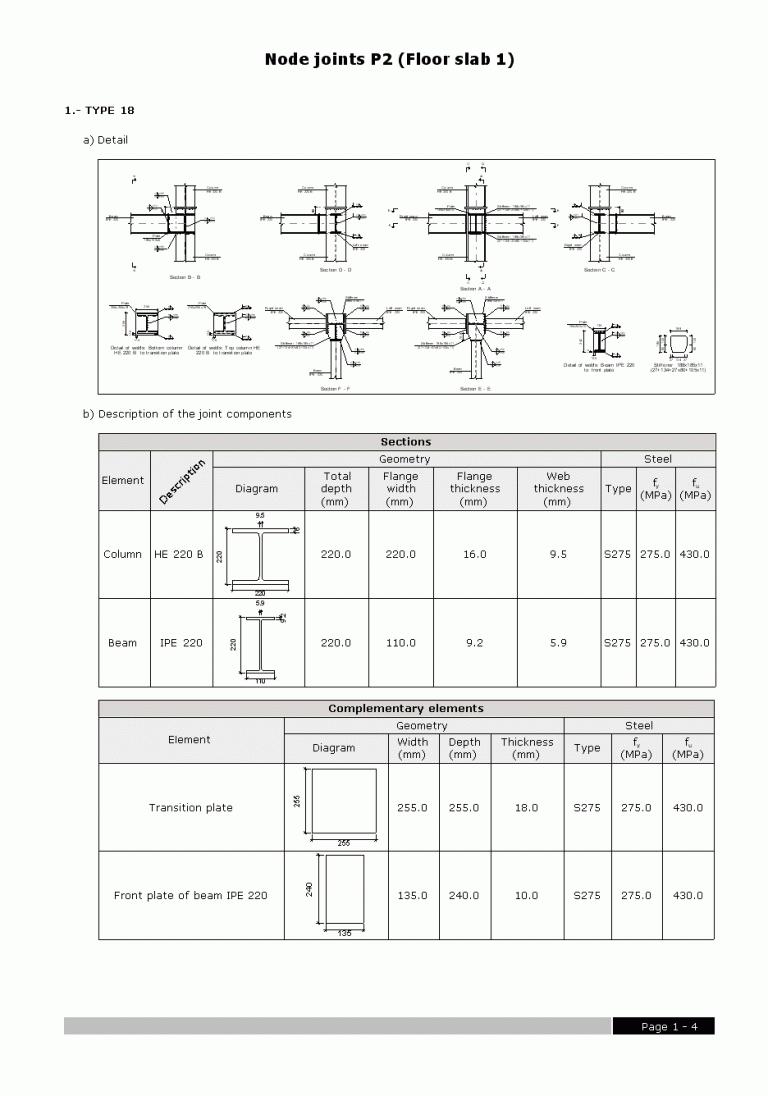 Joints III: Building frames with steel I sections. Welded joints - CYPE