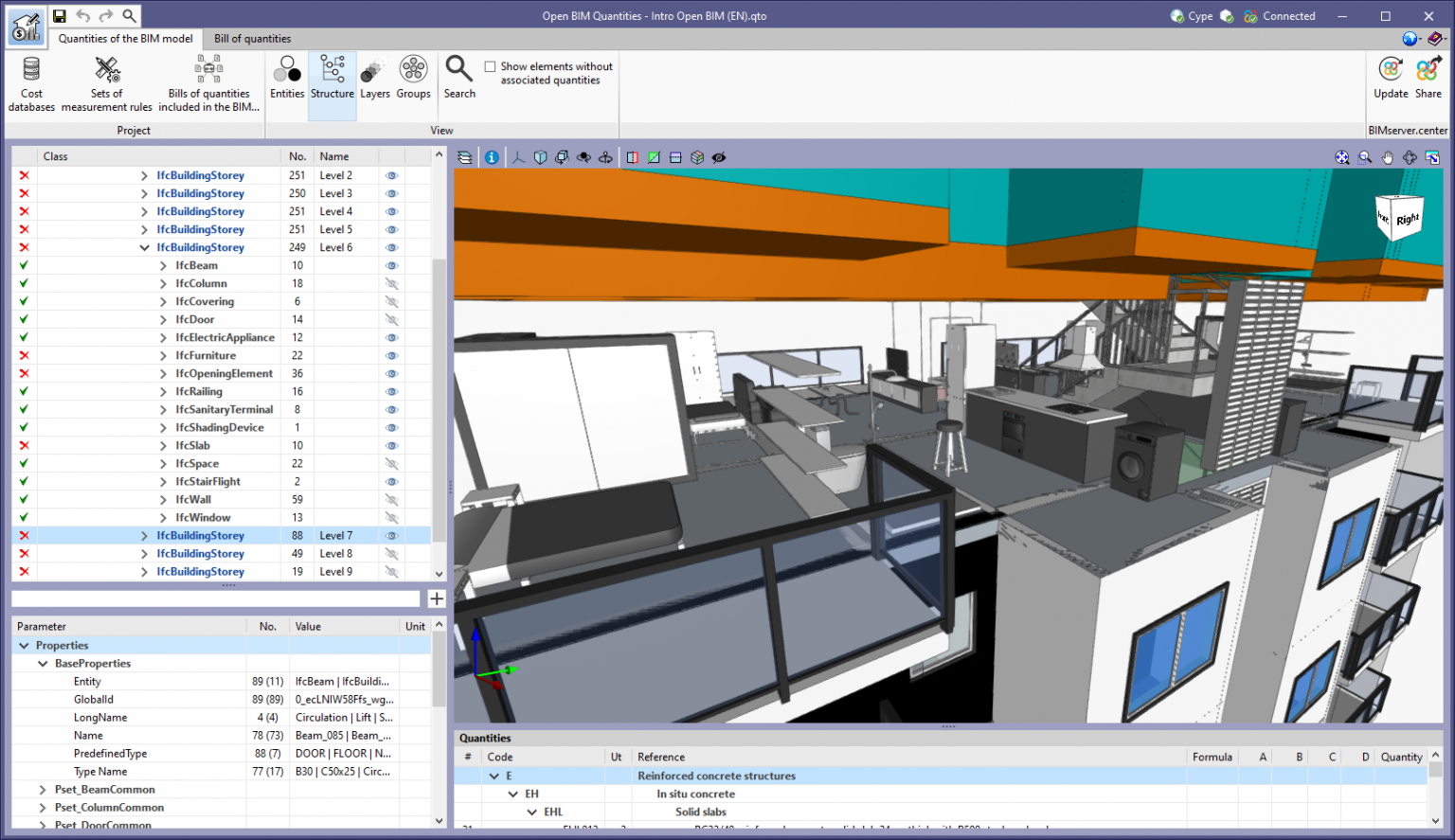 Managing the visibility of BIM model components - CYPE