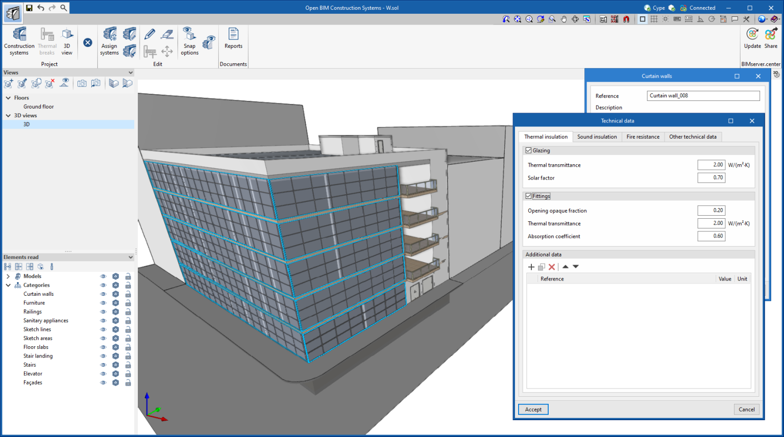 Curtain wall technical data - CYPE