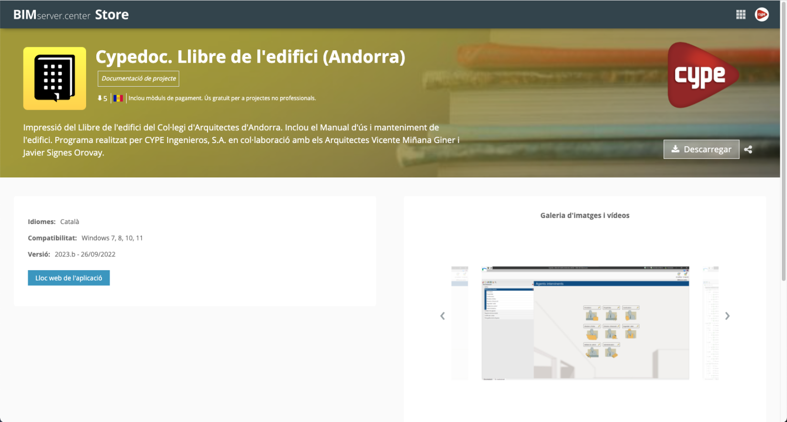 Manual de uso y mantenimiento del edificio y Libro del edificio en BIMserver.center - CYPE