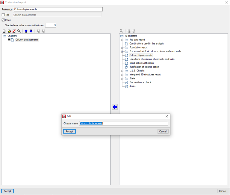 Customised reports - CYPE