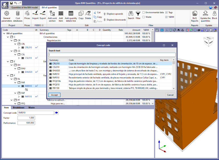 Code entry tool - CYPE