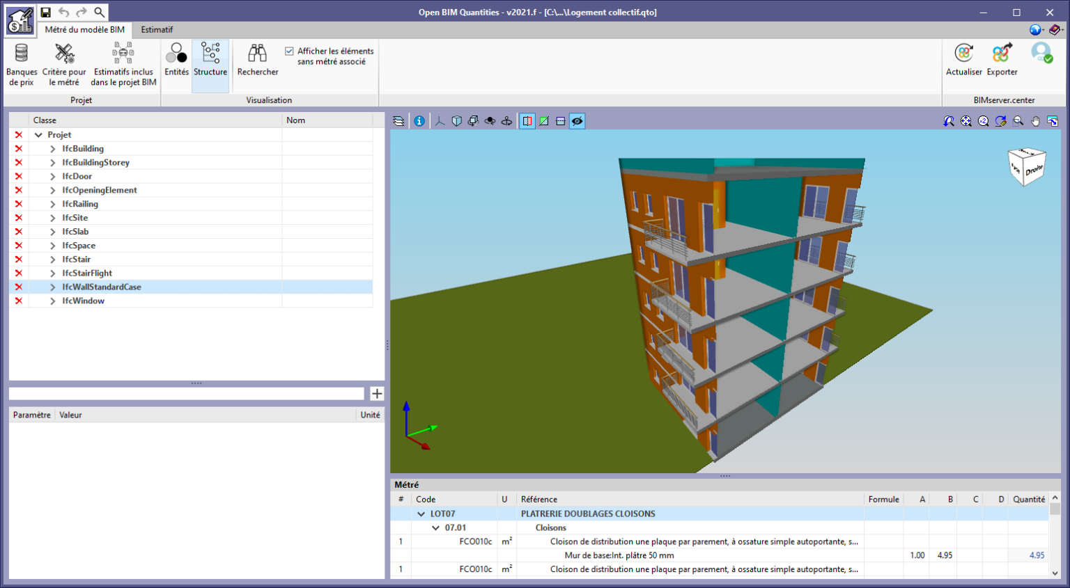 Styles de texte dans l'arbre du modèle BIM - CYPE