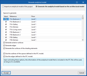 Reading the edges defined in the IFC model - CYPE