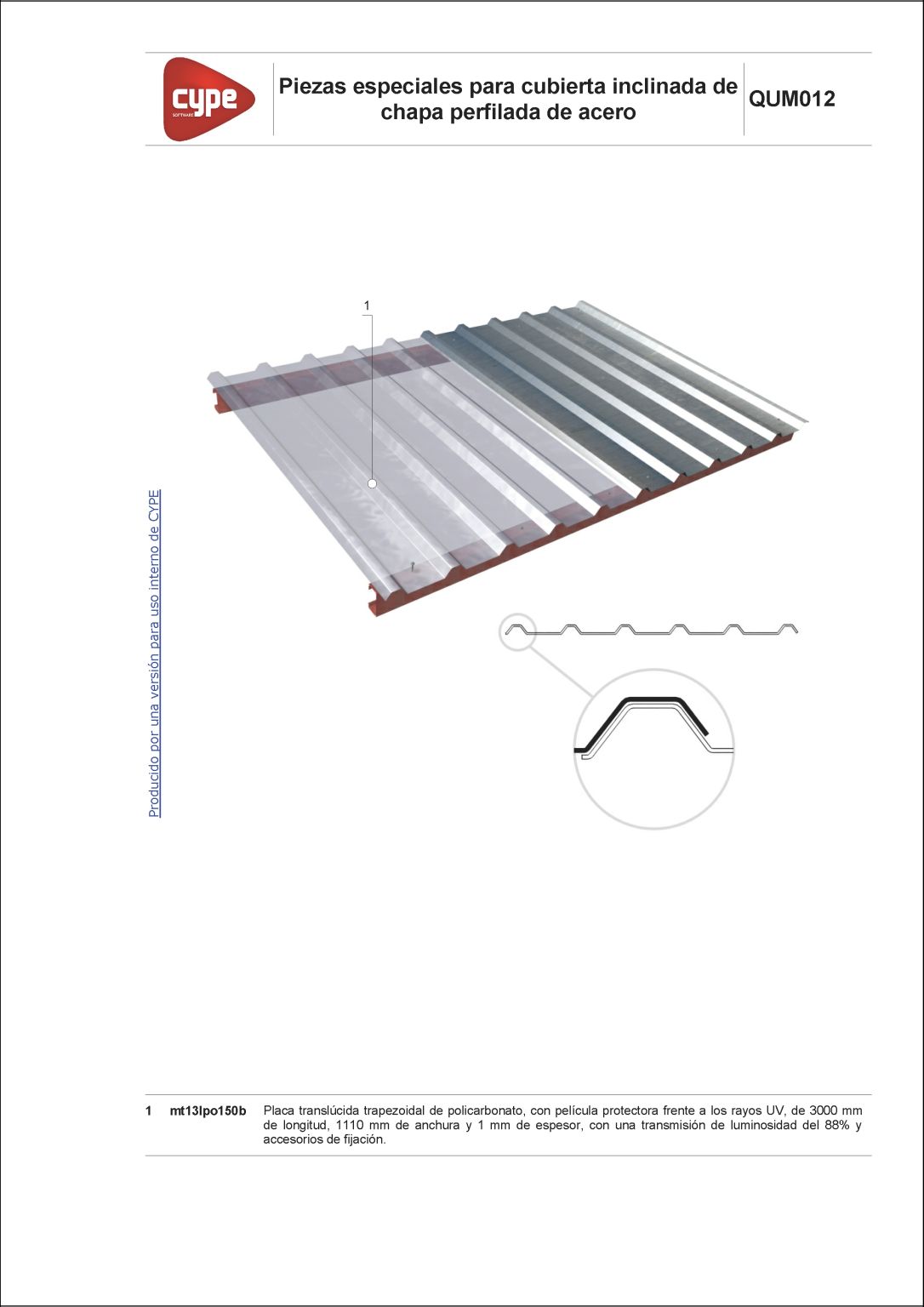 Detalles constructivos. Cubiertas y fachadas de chapas de acero y ...