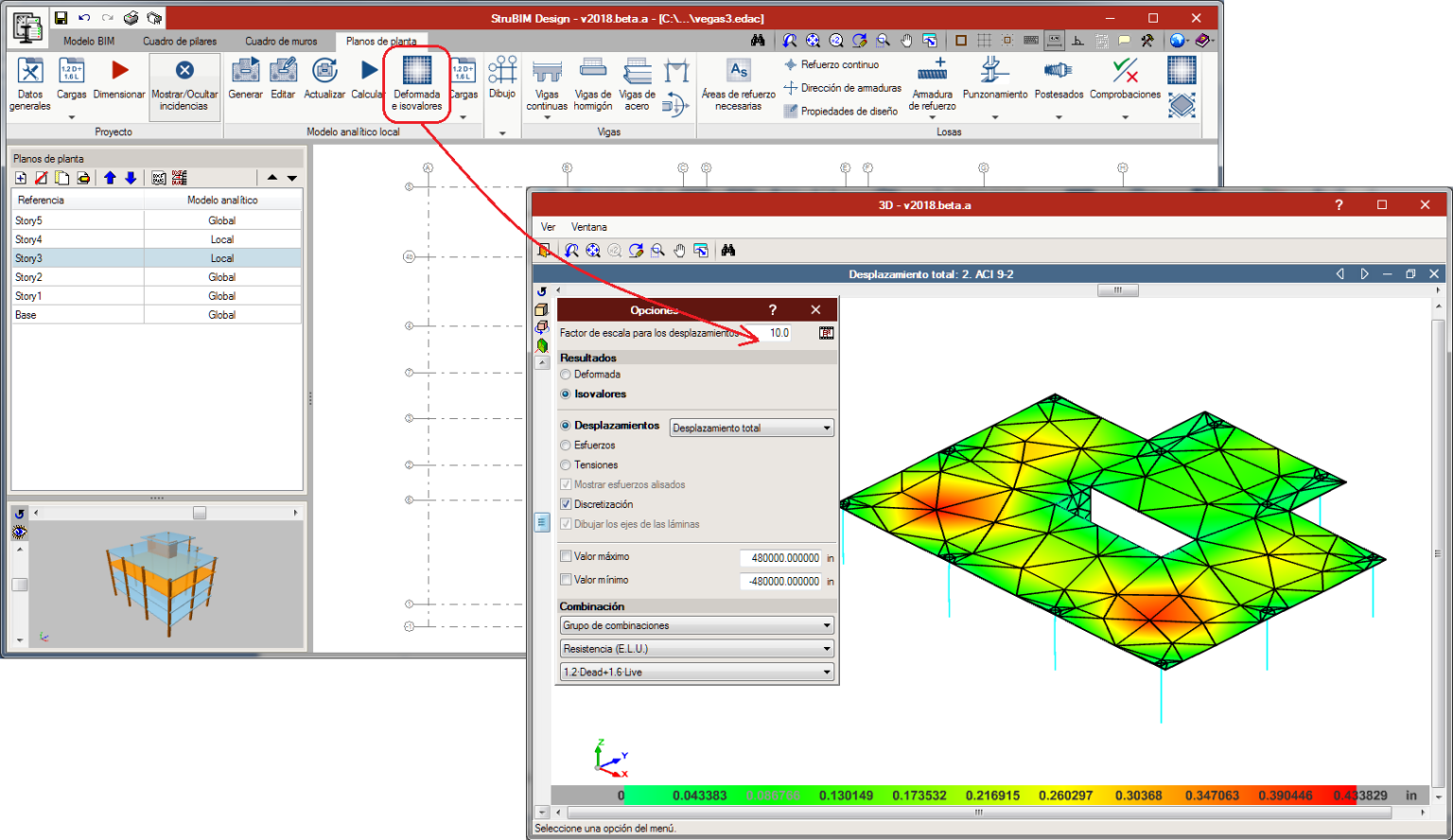 Modelos analíticos locales de planos de planta - CYPE