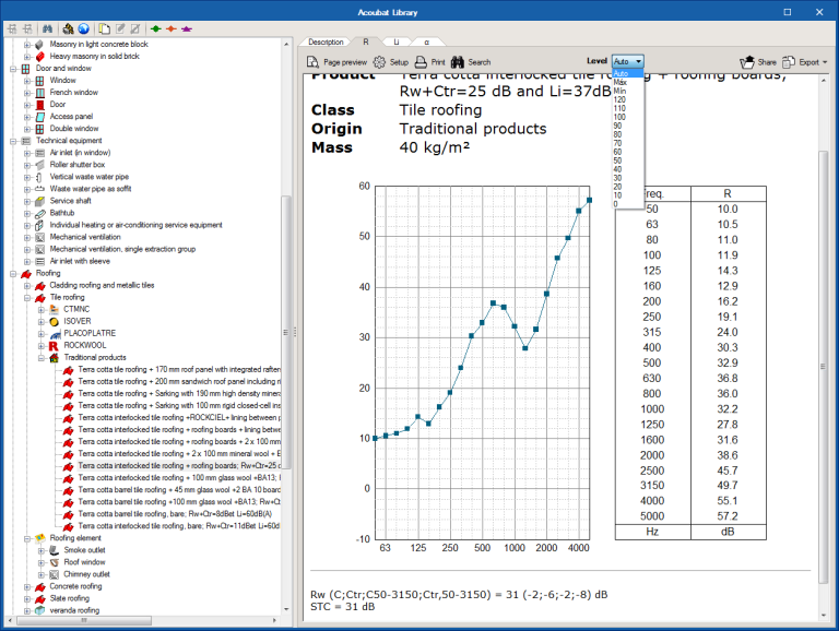 Adjustment of graph scales - CYPE