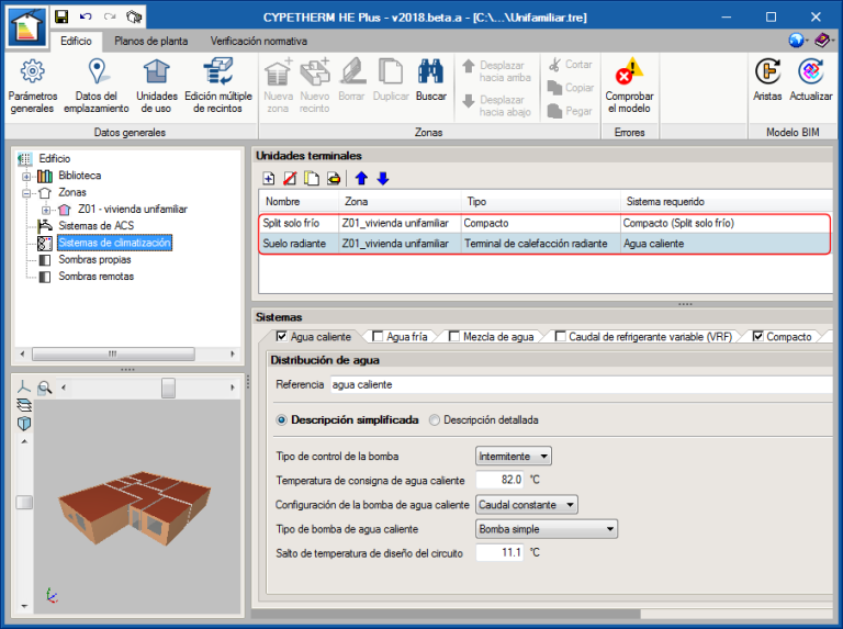 Radiant heating and other types of terminal units in the same thermal ...