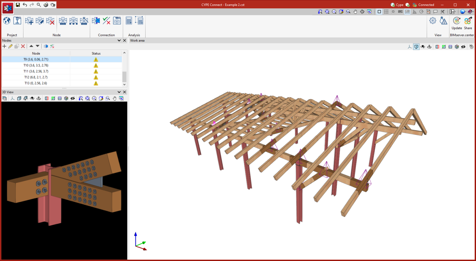 CYPE Connect - Structural timber element connections - CYPE