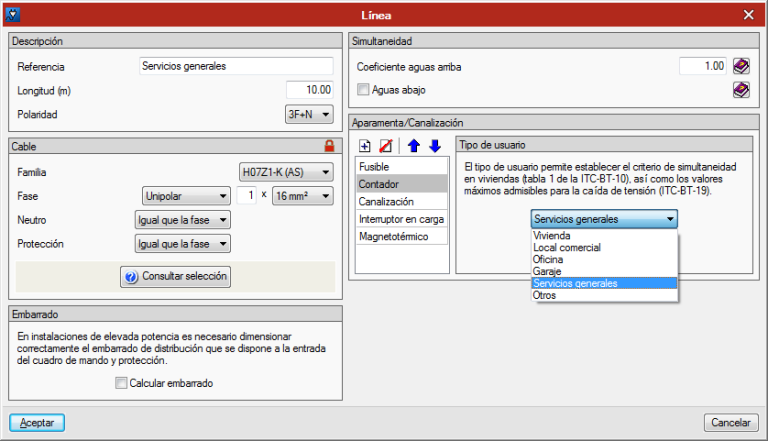 Previsión de carga - CYPE