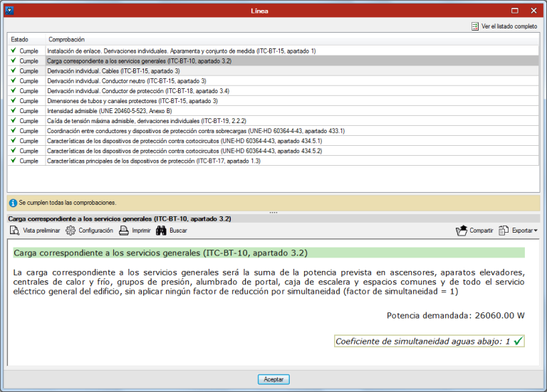 Previsión de carga - CYPE