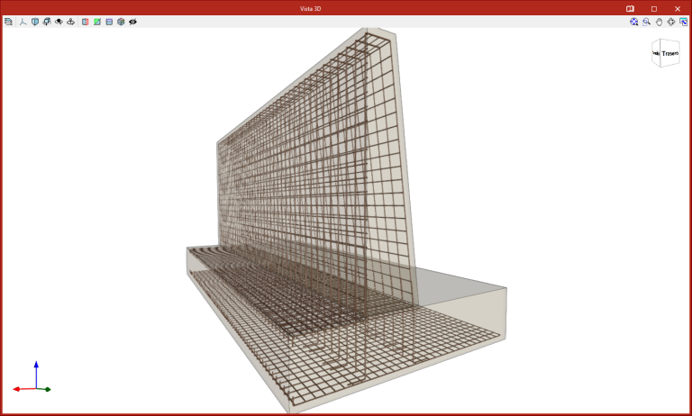 StruBIM Cantilever Walls - Armado - CYPE