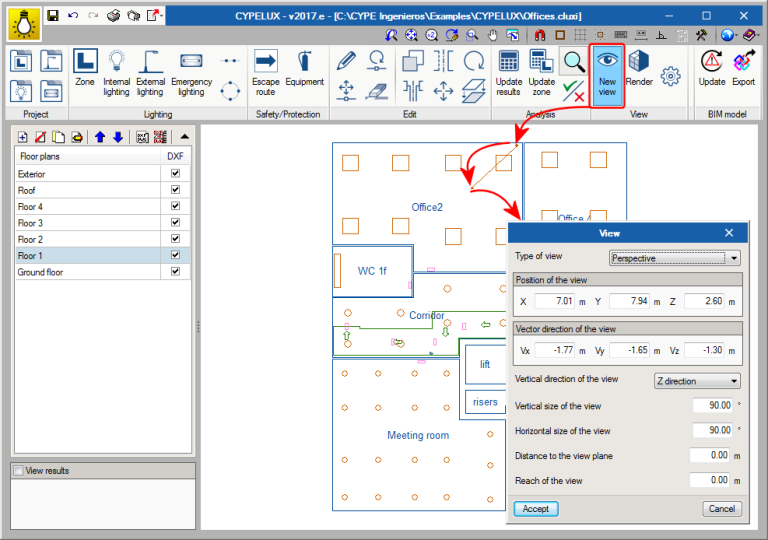 Scene rendering - CYPE