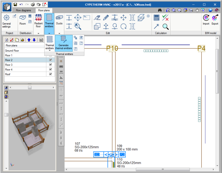Thermal emitters - CYPE