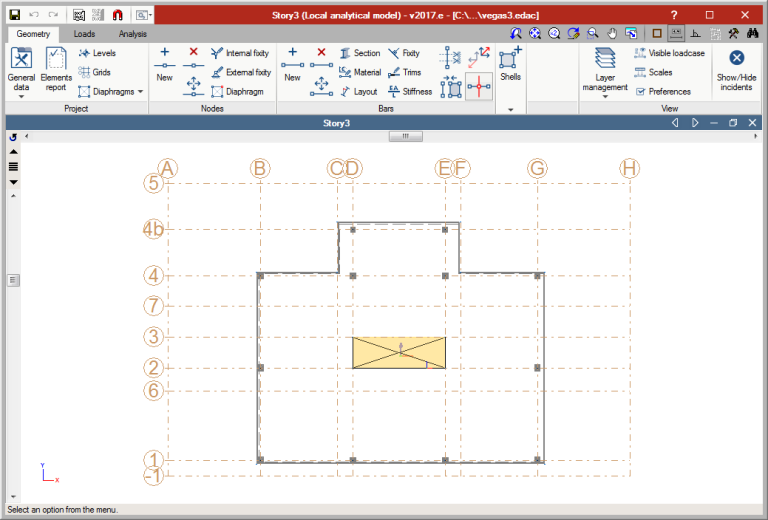 Local analytical models of floor drawings - CYPE