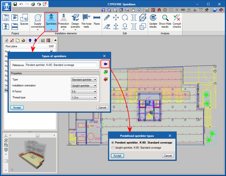 CYPEFIRE Sprinklers (new program) - CYPE