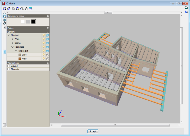 3D view of the structure - CYPE