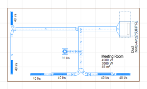 Connection of indoor VRF units with duct distribution - CYPE
