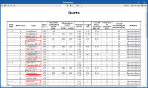 ASHRAE reference for duct fittings - CYPE