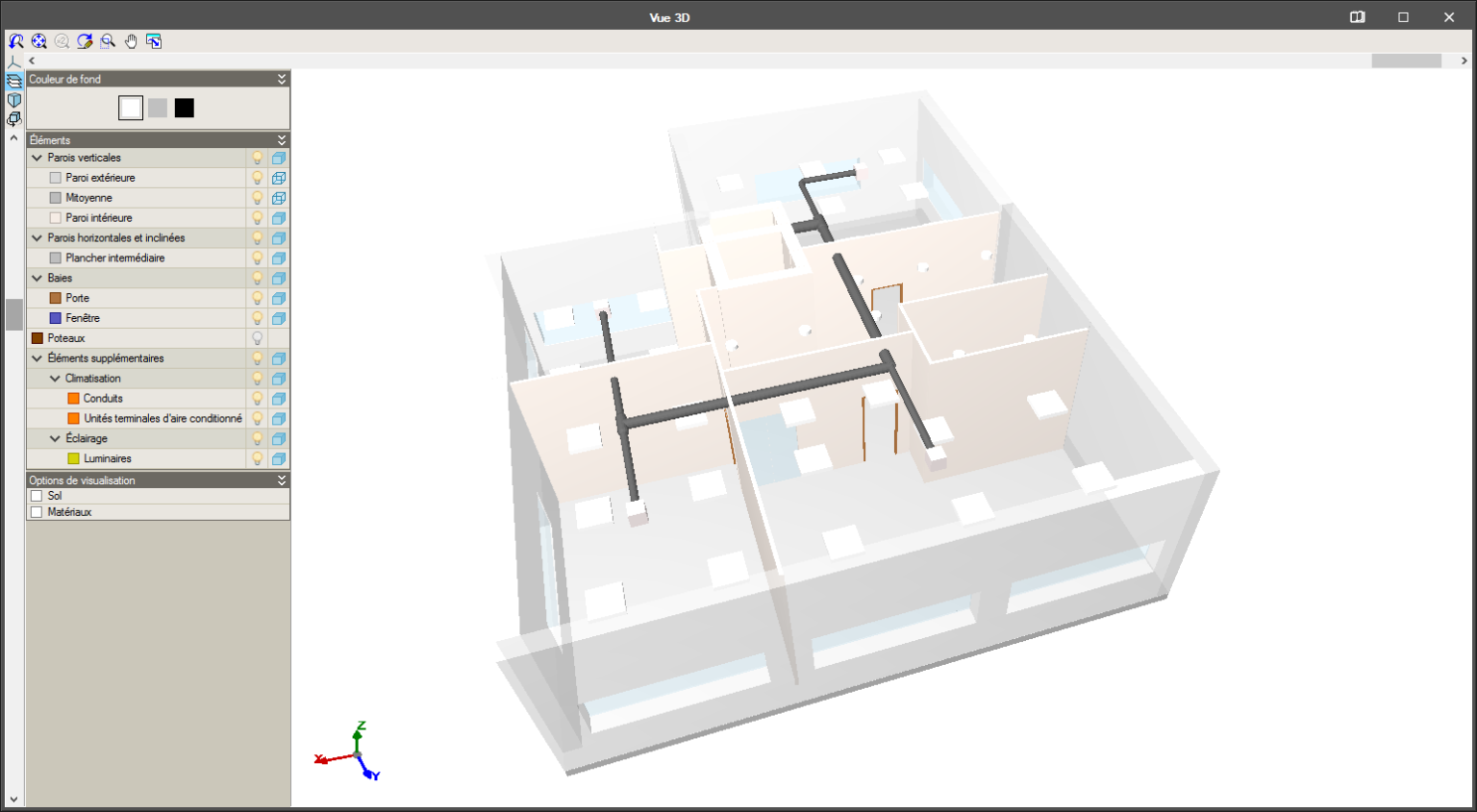 Nouvelles couleurs et textures de la vue 3D - CYPE