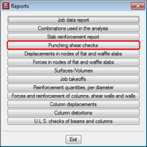 Punching shear check report - CYPE