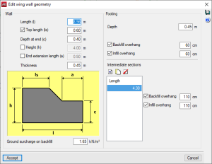 StruBIM Box Culverts - Wing walls - CYPE