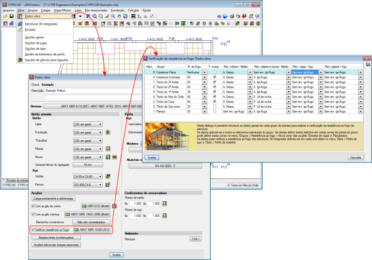 Code implementation. ABNT NBR 15200:2012 (Brazil) - CYPE