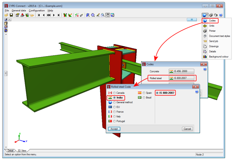 Code implementation (IS 800: 2007 – India) - CYPE