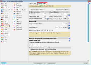 Seismic code implementation - CYPE