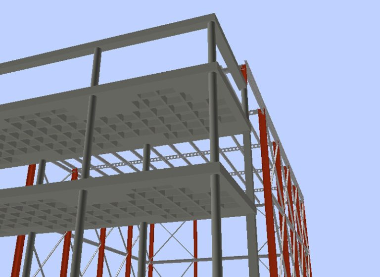 Export of castellated beams and removable forms of waffle floor slabs ...
