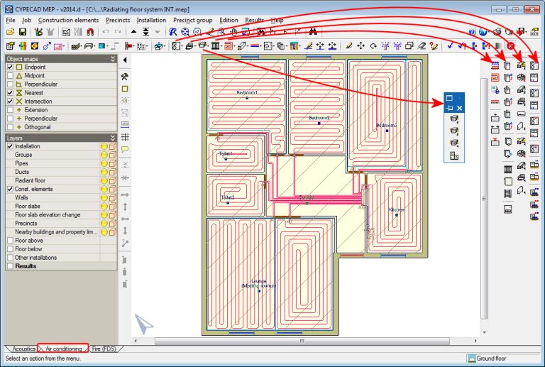 Improvements in the work environment of CYPECAD MEP - CYPE