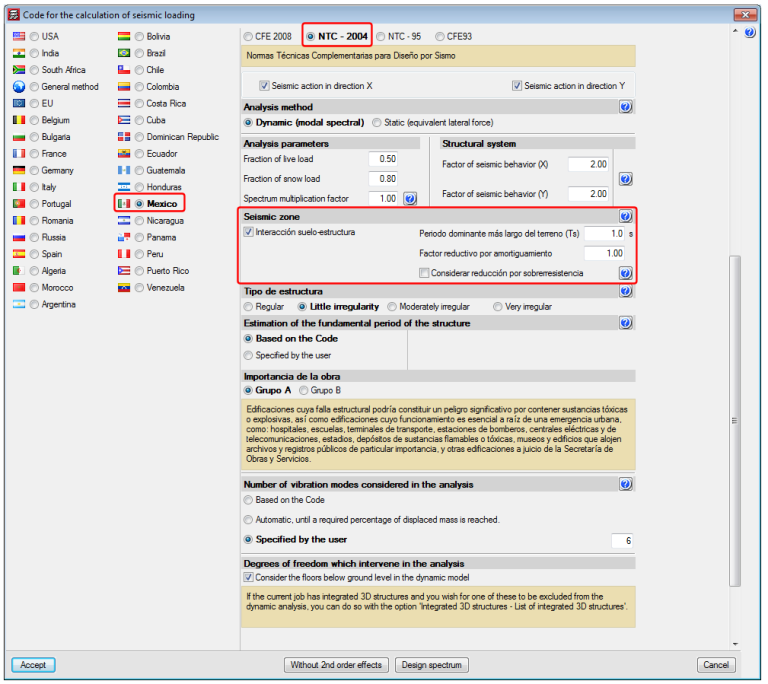 Code implementation and improvements in its application. NTC 2004 (Mexico) - CYPE