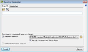 Import quantities in CSV format - CYPE