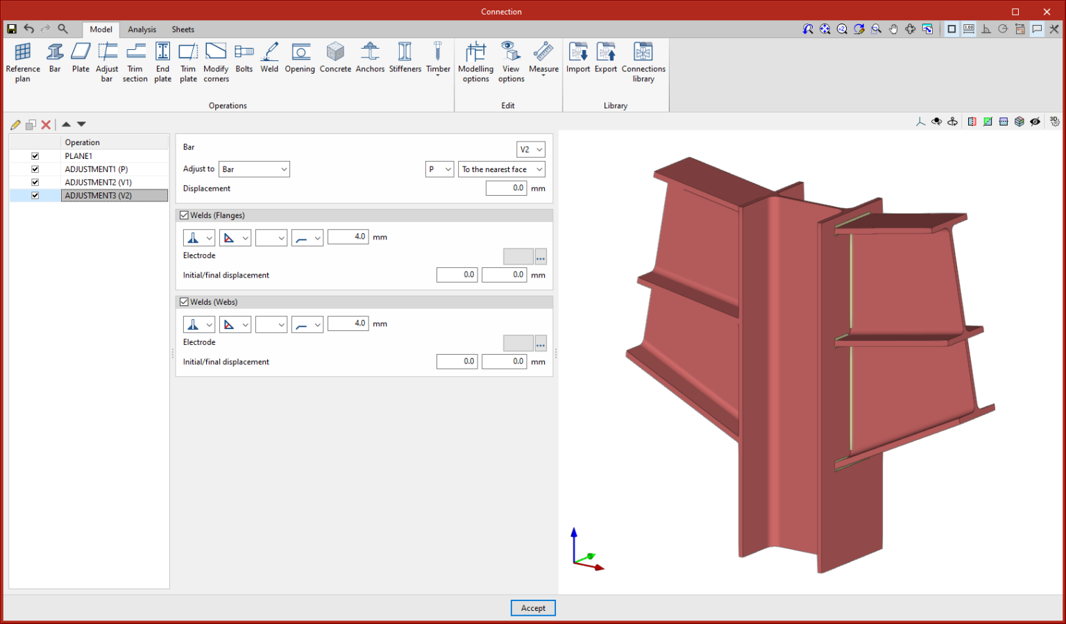 Sections with haunches - CYPE