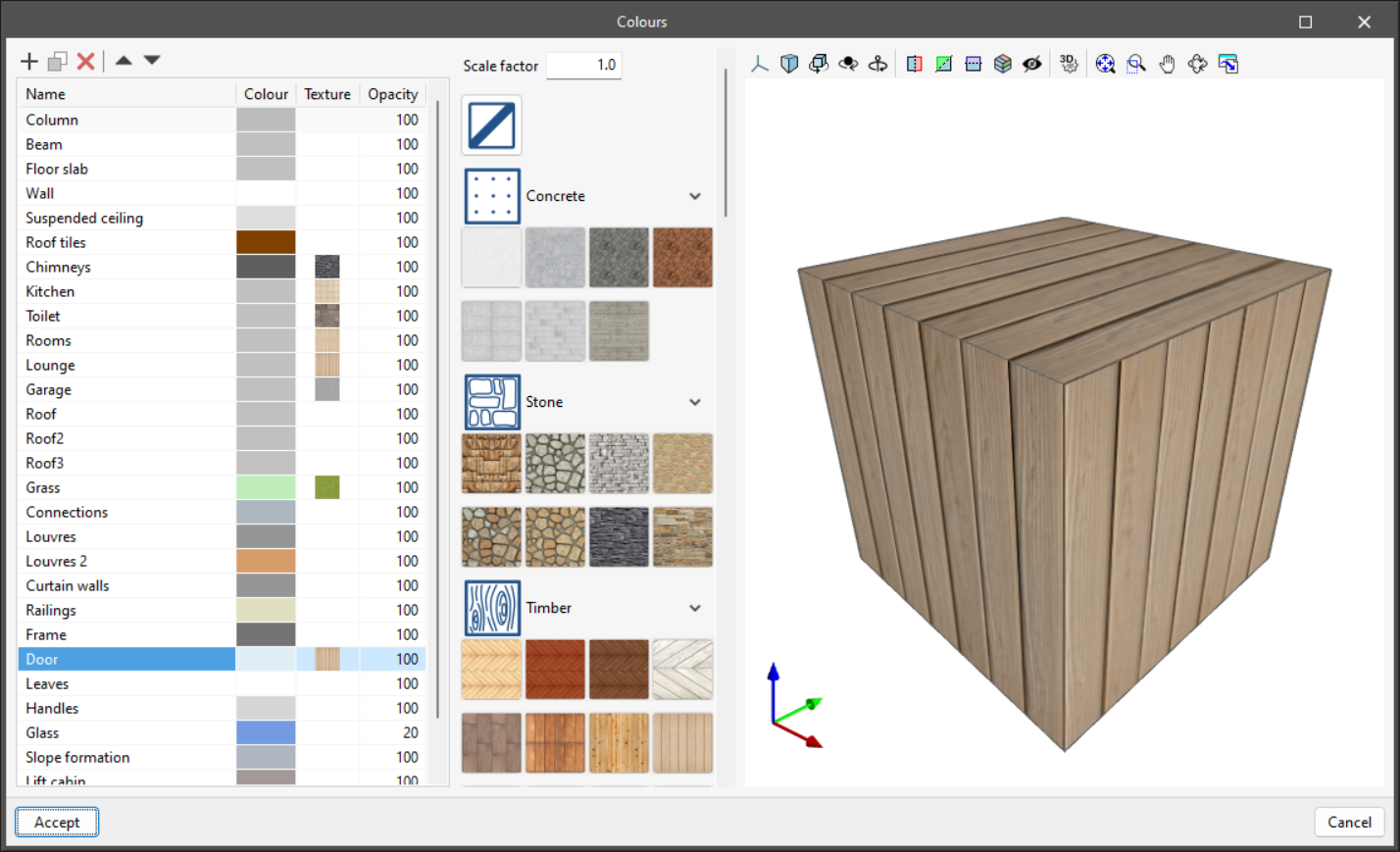 CYPE Architecture - Colours and textures library - CYPE