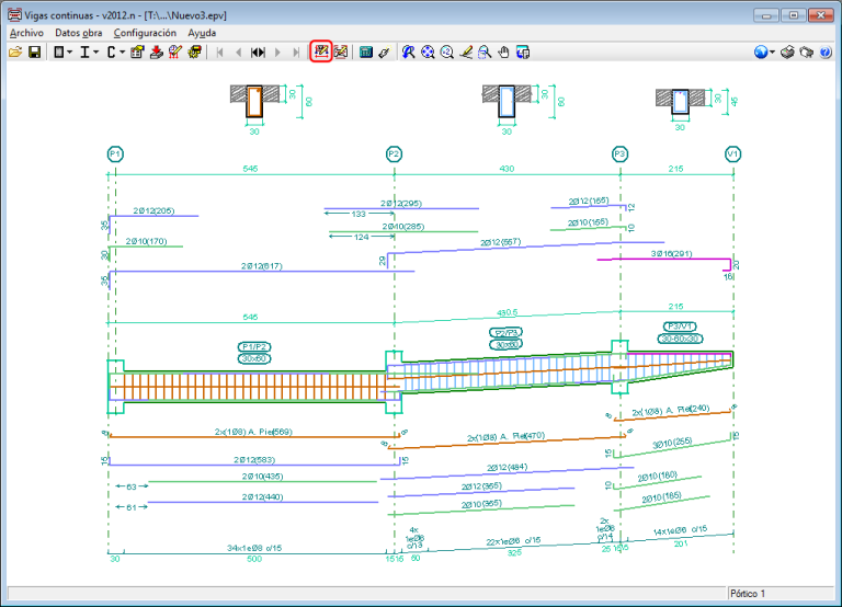 Geometría de las vigas (desniveles, vigas inclinadas y sección variable ...