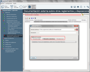 Documentos PDF adjuntos para la justificación de otras normas - CYPE