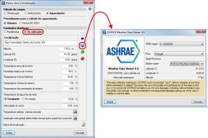 Base de dados climáticos "ASHRAE Weather Data Viewer 4.0" - CYPE