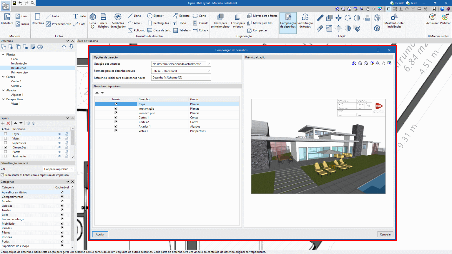 Open BIM Layout - Composição automática de desenhos - CYPE