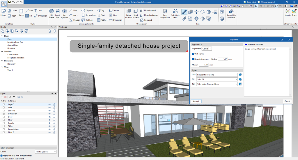 Open BIM Layout