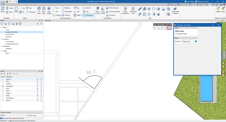 Open BIM Layout - Dimension - CYPE