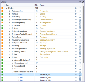 Open BIM Quantities - Component tree - CYPE